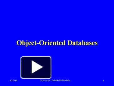 ObjectOriented Databases presentation | free to view