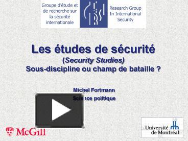 PPT – Michel Fortmann PowerPoint presentation | free to view - id ...