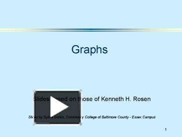 Discrete Mathematics and Its Applications, 4th Ed. K. H. Rosen: Graphs ...