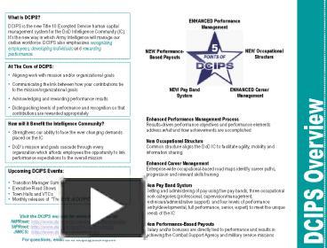 PPT – DCIPS Overview PowerPoint presentation | free to download - id ...