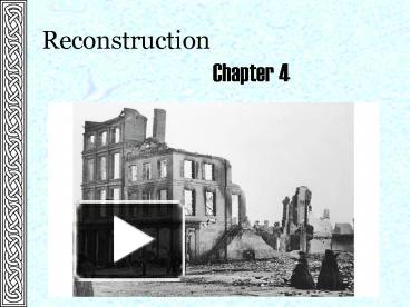 Reconstruction presentation | free to download