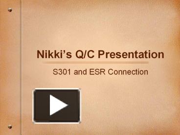 PPT – Nikki PowerPoint presentation | free to view - id: 6ca61a-ODc0Y