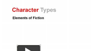 Character Types presentation | free to download