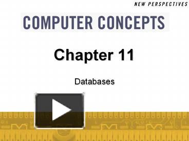 PPT – Databases PowerPoint presentation | free to download - id: 6cb6b3 ...