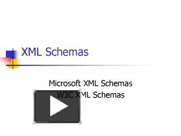 PPT – XML Schemas PowerPoint presentation | free to download - id ...