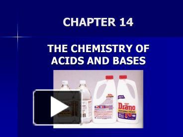 THE CHEMISTRY OF ACIDS AND BASES presentation | free to download