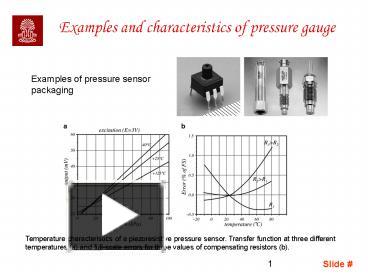 Examples and characteristics of pressure gauge presentation | free to ...