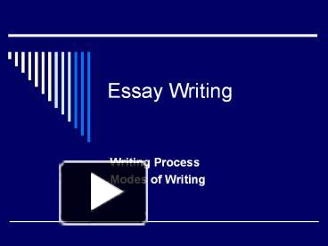 Essay Writing presentation | free to download