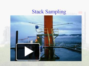 Stack Sampling presentation | free to download