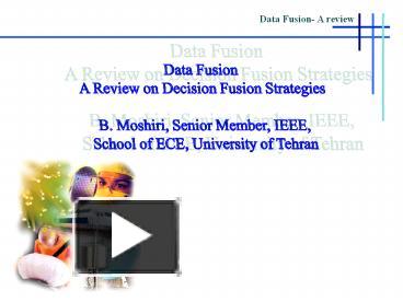 Data Fusion presentation | free to download