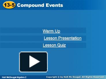 PPT – Compound Events PowerPoint presentation | free to view - id ...