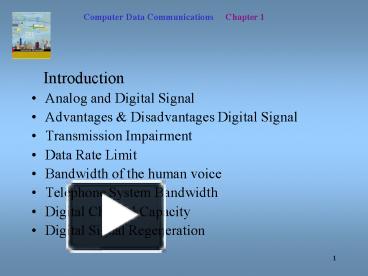 Analog and Digital Signal presentation | free to view