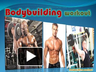 Bodybuilding workout presentation | free to download