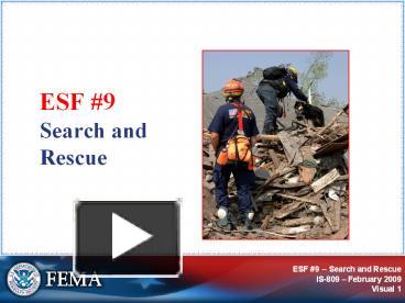 Search and Rescue presentation | free to download