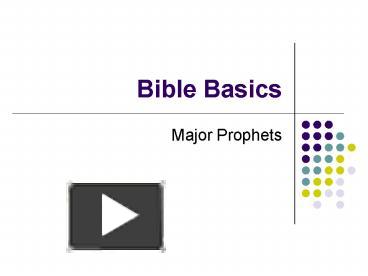 Bible Basics presentation | free to download