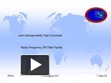 PPT – Joint Interoperability Test Command PowerPoint presentation ...