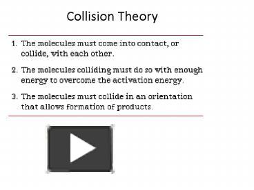Collision Theory presentation | free to download