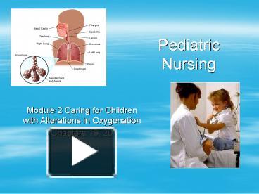 Pediatric Nursing presentation | free to download