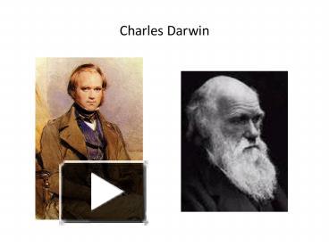 Charles Darwin presentation | free to view