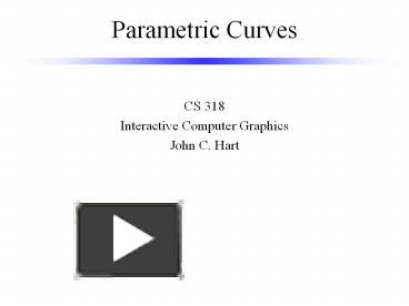Parametric Curves presentation | free to download