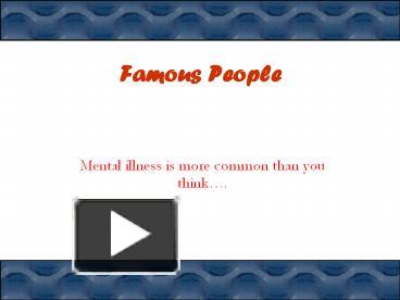 Famous People presentation | free to download