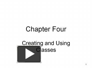 PPT – Chapter Four PowerPoint presentation | free to view - id: 6df1-MWNlZ