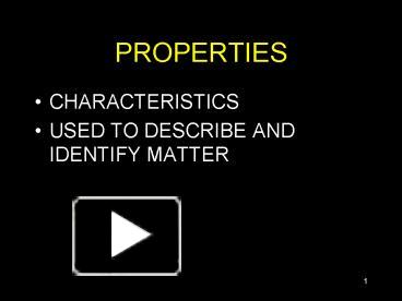 PPT – PROPERTIES PowerPoint presentation | free to view - id: 6dfd3a-MTczZ