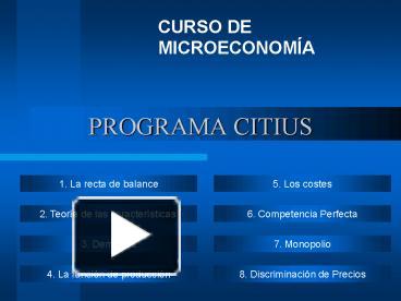 PPT – PROGRAMA CITIUS PowerPoint presentation | free to download - id ...