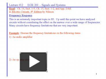 PPT – EGR 277 PowerPoint presentation | free to download - id: 6e64e7-MjRlM