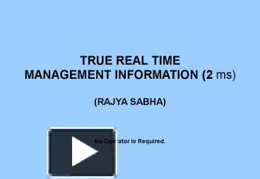 TRUE REAL TIME presentation | free to download