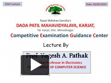 Study material for MPSC Exam presentation | free to download