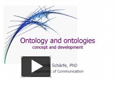 PPT – Ontology and ontologies concept and development PowerPoint ...