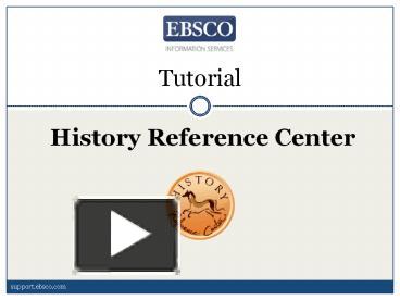 PPT – History Reference Center PowerPoint presentation | free to ...