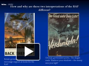 How and why are these two interpretations of the RAF different ...