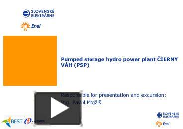 Pumped storage hydro power plant CIERNY VH PSP presentation | free to view