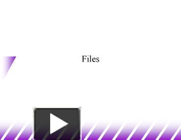 PPT – Files PowerPoint presentation | free to download - id: 6eb26f-NTQ1Z