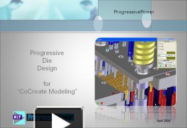 Progressive Die Design for presentation | free to view