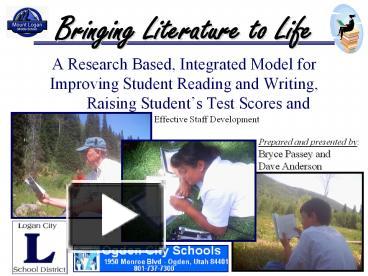 PPT – A Research Based, Integrated Model for Improving Student Reading ...