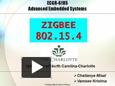 PPT – ECGR-6185 Advanced Embedded Systems PowerPoint presentation ...