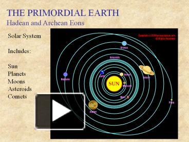 THE PRIMORDIAL EARTH presentation | free to download