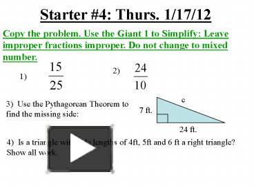 PPT – Ratios, Rates, Unit Rates PowerPoint presentation | free to view ...
