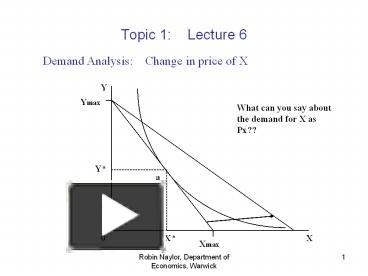 Topic 1: Lecture 6 presentation | free to download