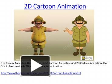 2D Cartoon Animation | 3D Cartoon Animation presentation | free to download