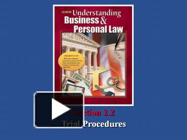 Civil Trial Procedures presentation | free to download
