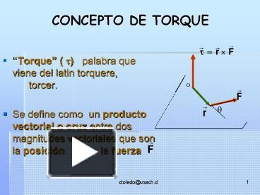 CONCEPTO DE TORQUE presentation | free to view