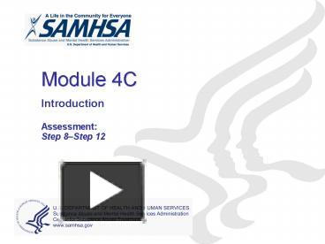 Module 4C presentation | free to view