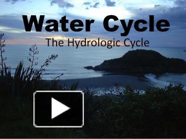 Water Cycle presentation | free to download