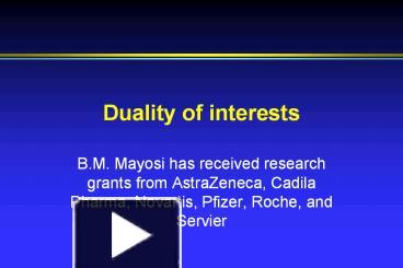 PPT – Duality%20of%20interests PowerPoint presentation | free to ...