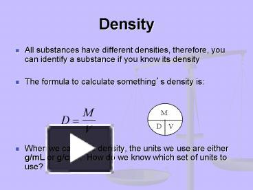 Density presentation | free to download