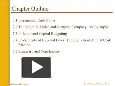 PPT – Chapter Outline PowerPoint presentation | free to download - id ...